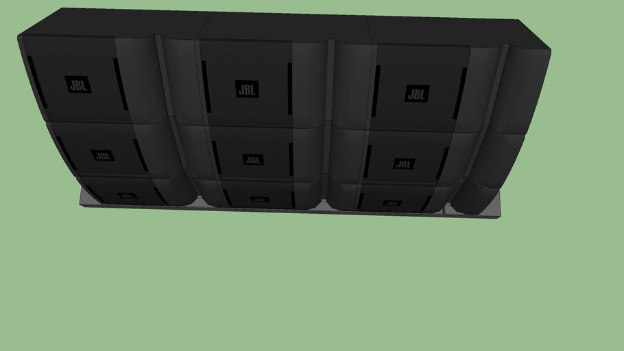 jbl line array tops | 3D Warehouse