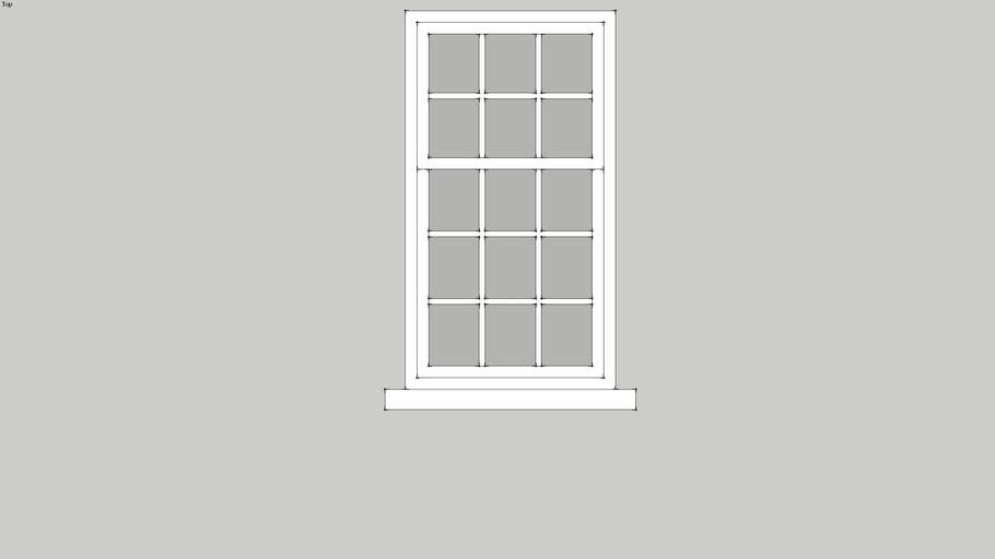 6 Over 9 Light Window | 3D Warehouse