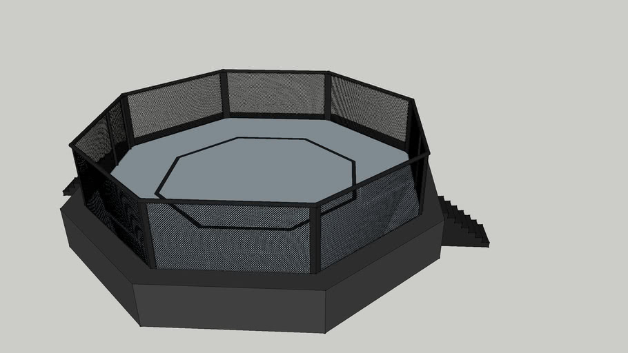 regulation UFC Octagon | 3D Warehouse