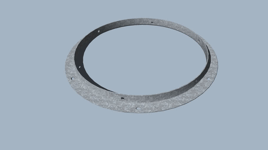 Galvanized Angle Ring | 3D Warehouse