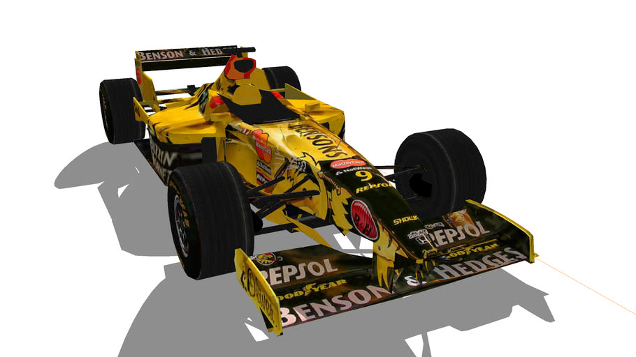 Formula 1 Jordan Mugen Honda 198 1998 | 3D Warehouse