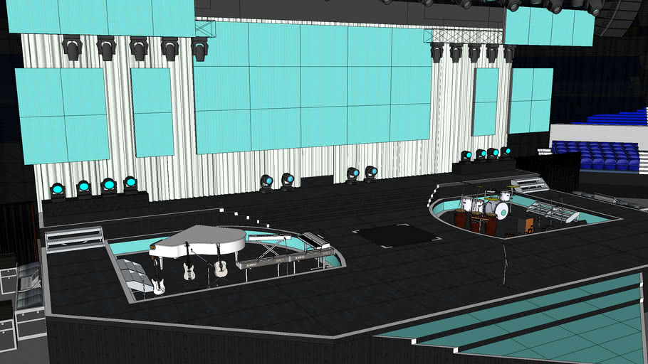 Stage Design Concert | 3D Warehouse