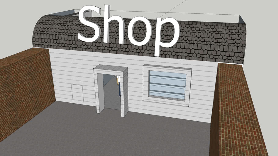 Town Shop Outline | 3D Warehouse