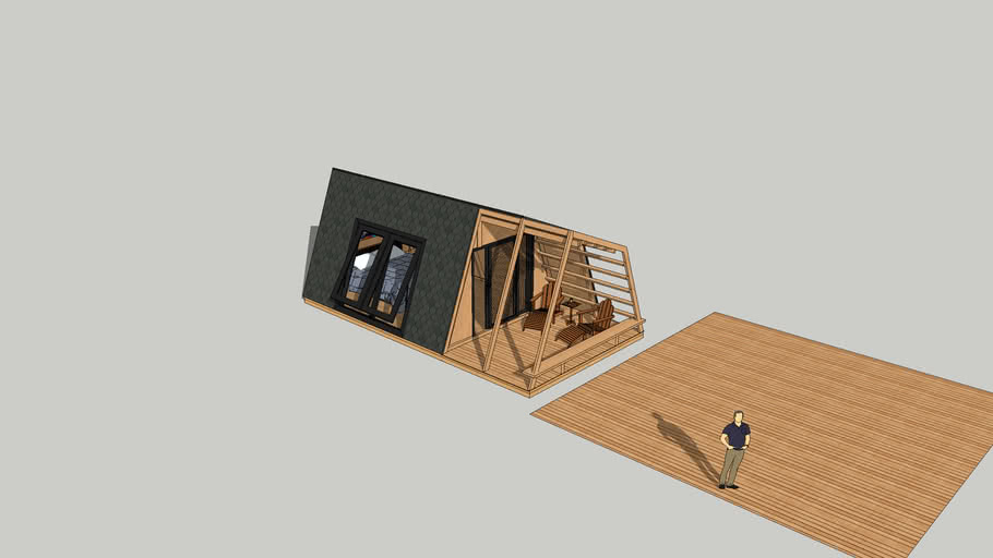 Wood House | 3D Warehouse