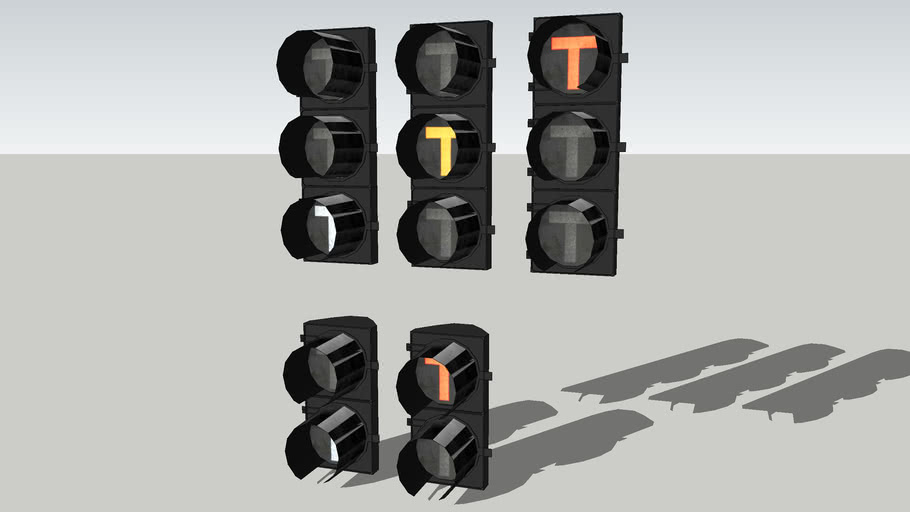 Concept 4: Duralight 8-inch T signals | 3D Warehouse