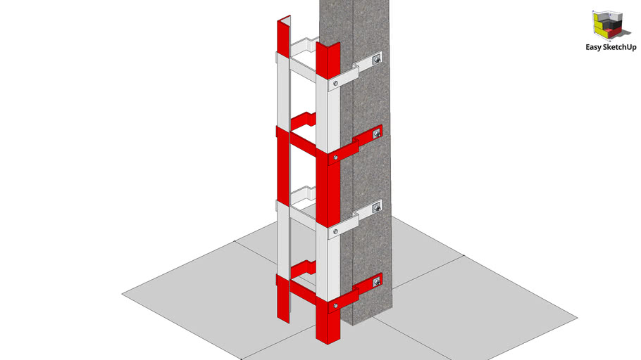 Steel Guard For 22, 33 kV Riser Pole | 3D Warehouse