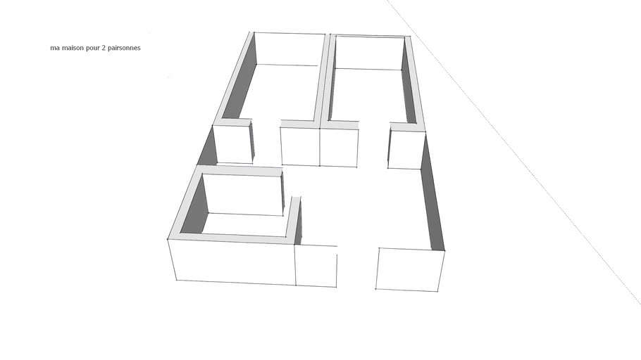 maison simple | 3D Warehouse