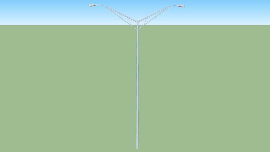Double Sided Street Light (Longer Stetch) | 3D Warehouse