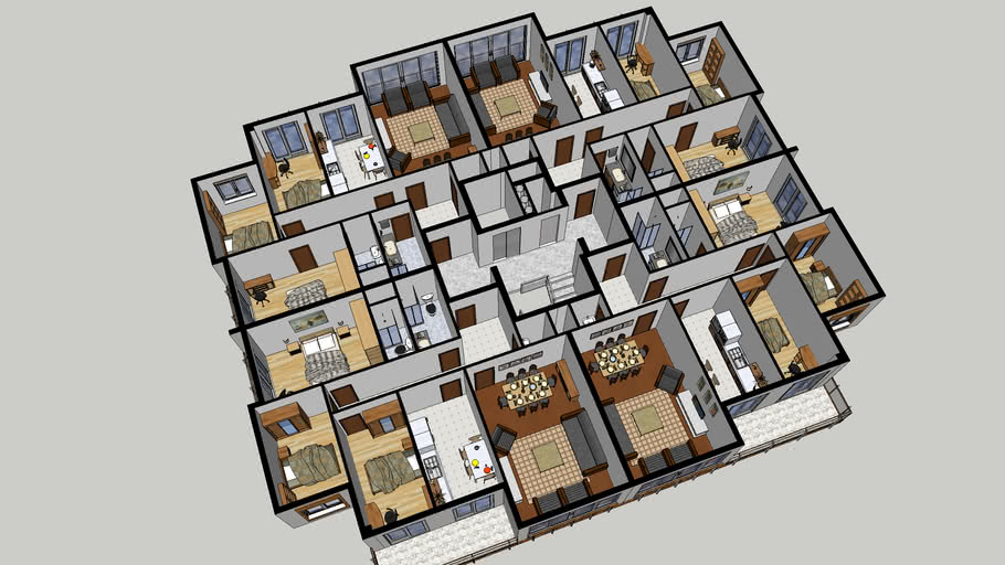 floor plan 1 | 3D Warehouse