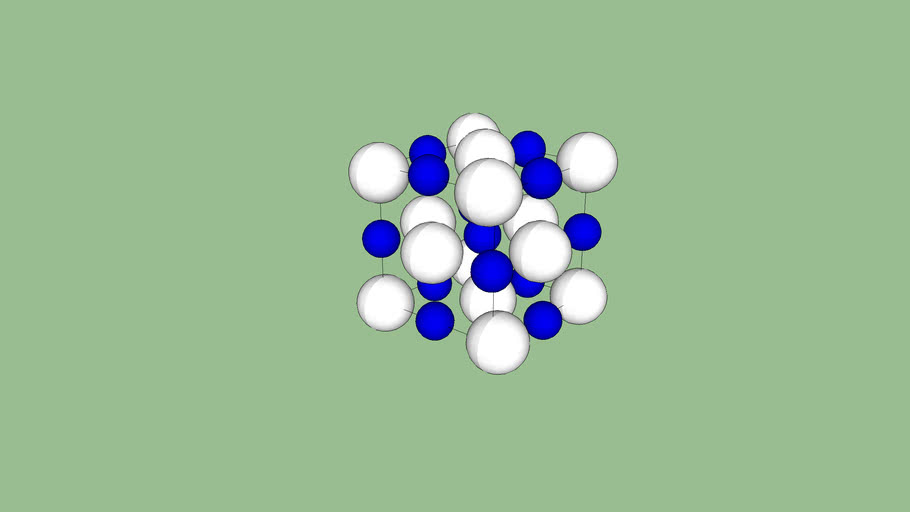 Nacl structure full molecule | 3D Warehouse