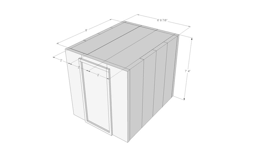 walk-in refrigerator | 3D Warehouse