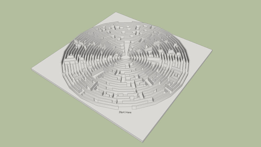Maze | 3D Warehouse