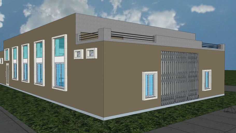 Hall (60'x40') | 3D Warehouse