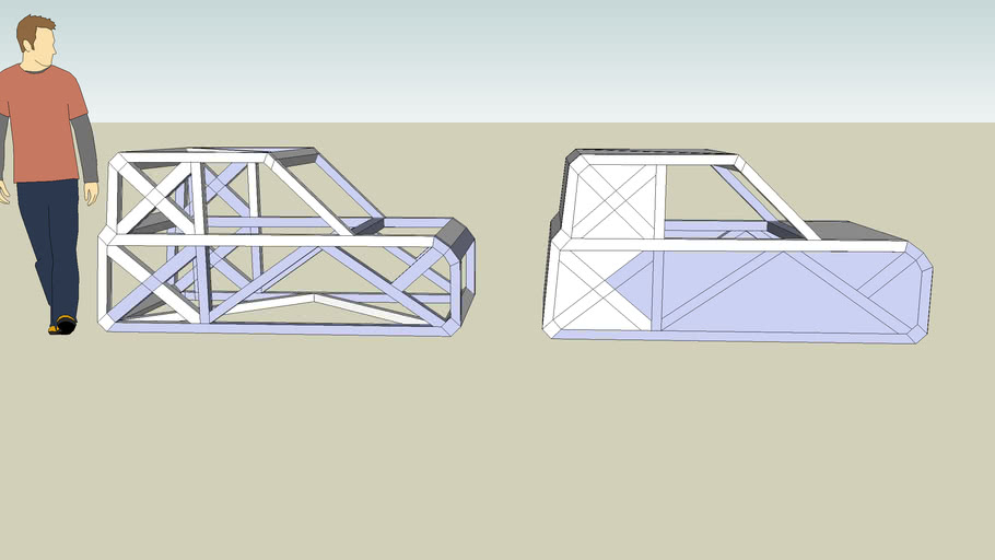 Mini Cooper Framework | 3D Warehouse