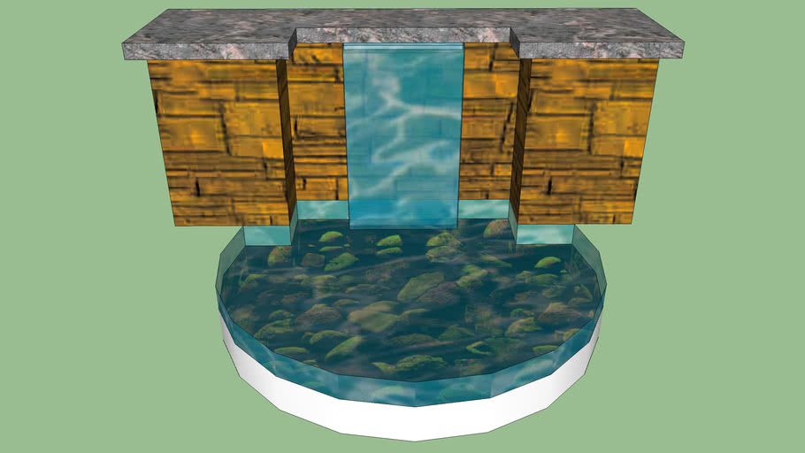 Water Wall | 3D Warehouse