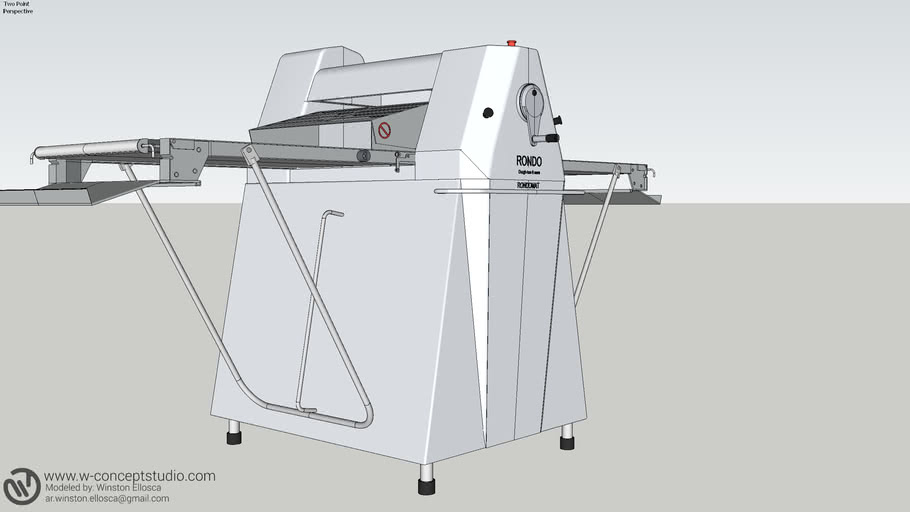 WSE-Dough Processor Machine | 3D Warehouse