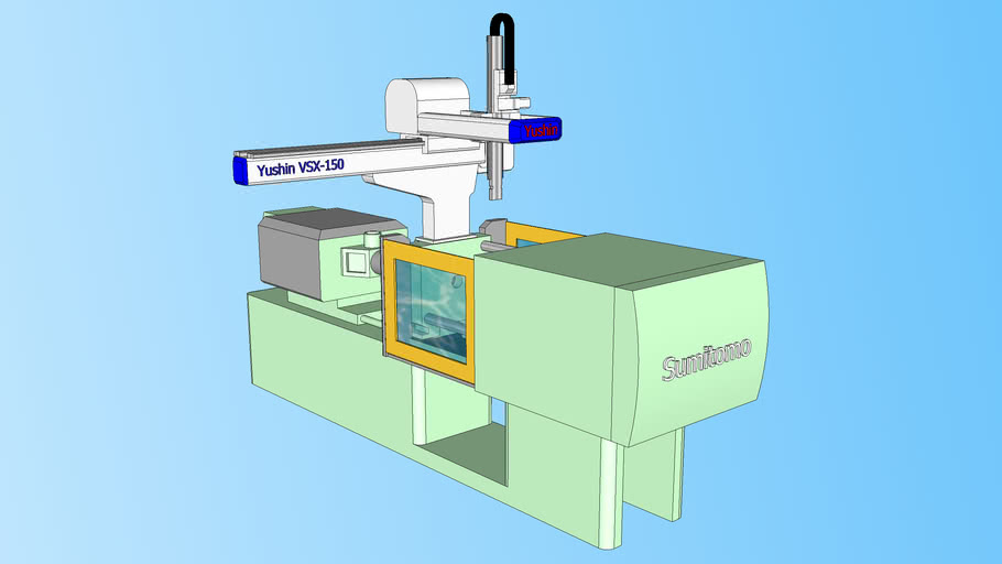 Horizontal Molding Machine | 3D Warehouse