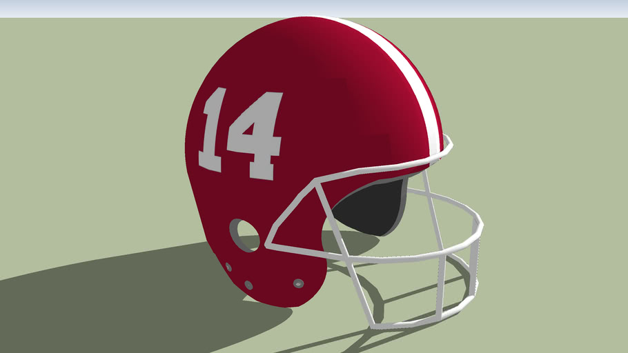 Alabama Crimson Tide football helmet | 3D Warehouse