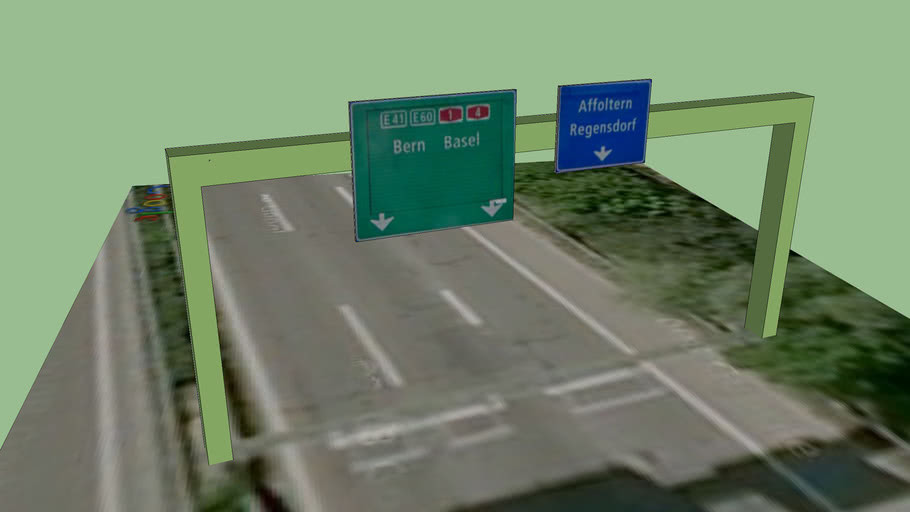 Highway signs | 3D Warehouse