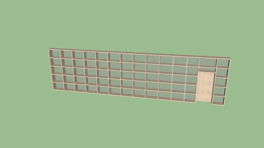 Transparent Library / Libreria transparente | 3D Warehouse