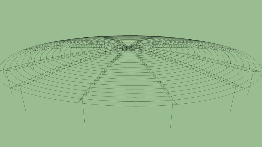 Elliptical Truss | 3D Warehouse