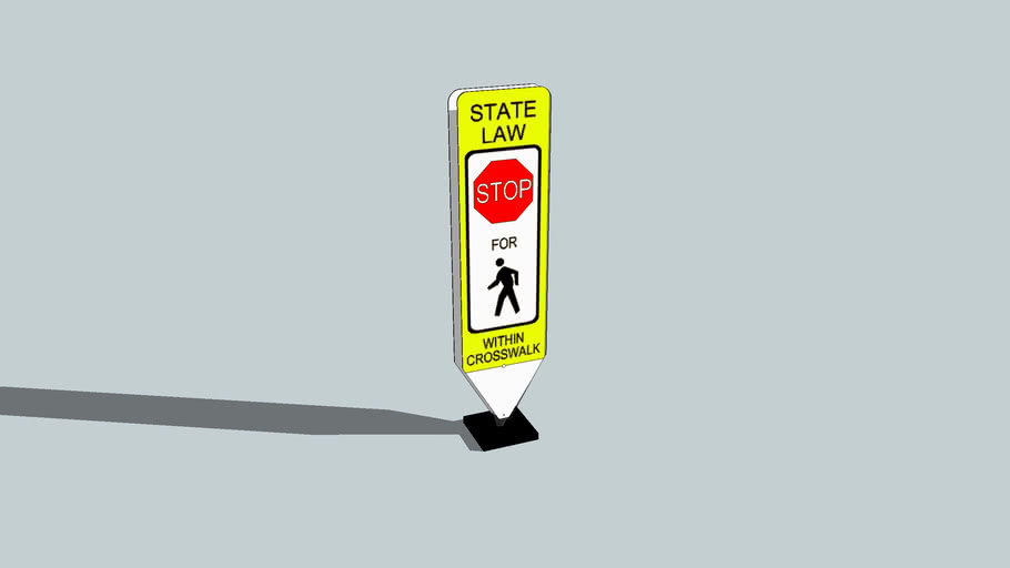 Ped SIgn | 3D Warehouse