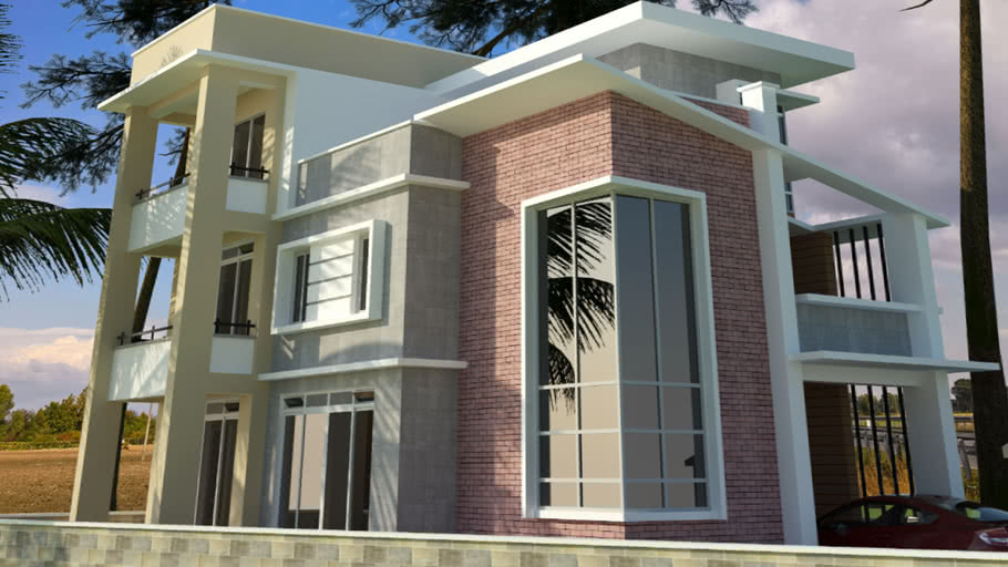 modern residential building design | 3D Warehouse