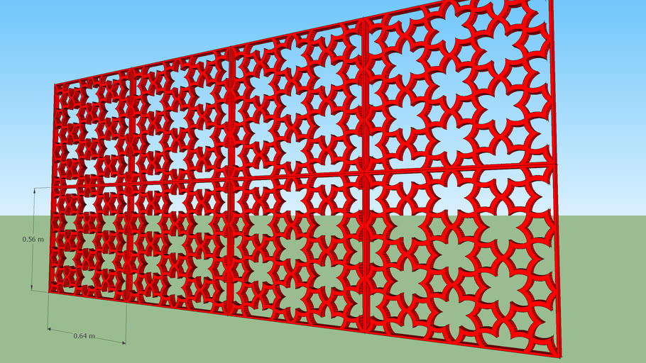 Arabic Graphic Pattern 027_with frame | 3D Warehouse