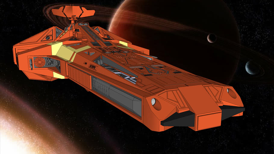 Blake's 7 Scorpio Wanderer-class Planet Hopper (v 1.7) | 3D Warehouse
