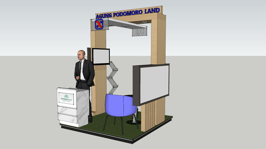 Booth 2 x 2 | 3D Warehouse