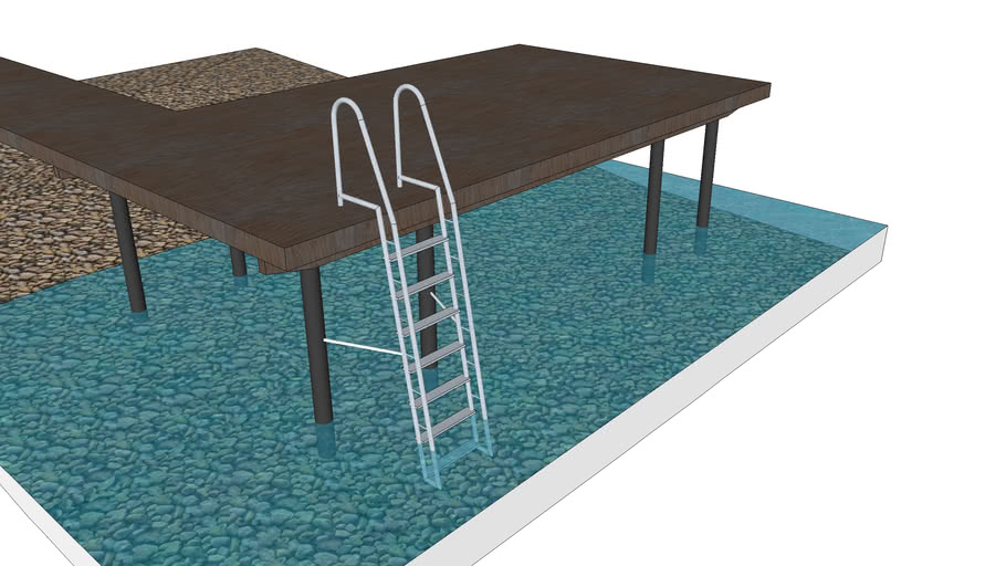 Stainless steel ladder | 3D Warehouse