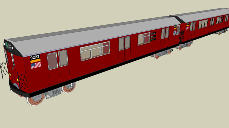 R33 Main Line Subway Cars (New York City Transit) | 3D Warehouse