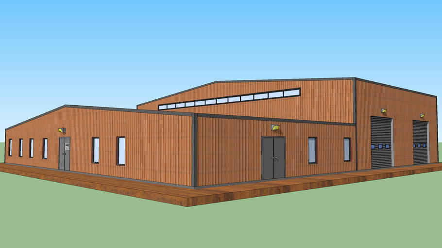 Metal Building | 3D Warehouse