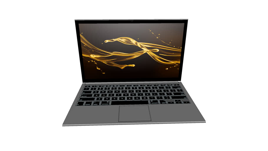 HP Premium Laptop | 3D Warehouse