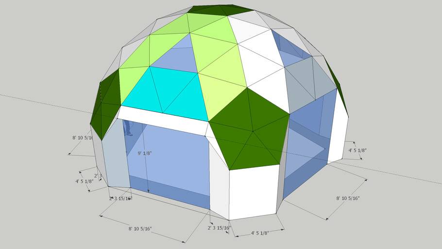 geodesic modified | 3D Warehouse