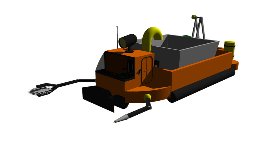 3d Challenge #15 - Futuristic Mining Vehicle | 3D Warehouse