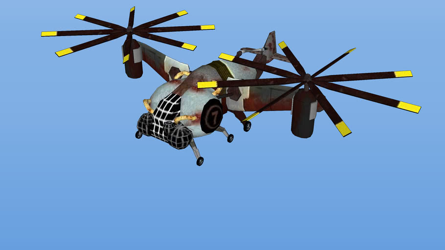 Fallout II classic Vertibird (low poly) | 3D Warehouse