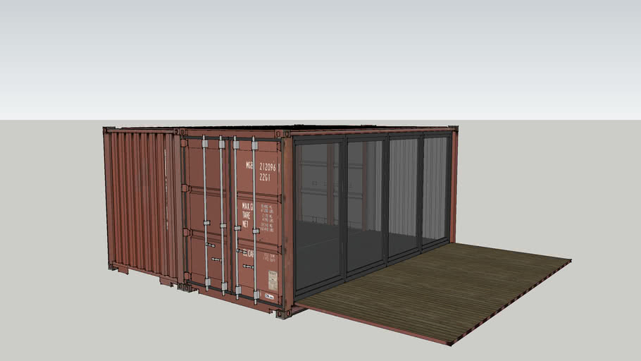 shipping container experiment | 3D Warehouse