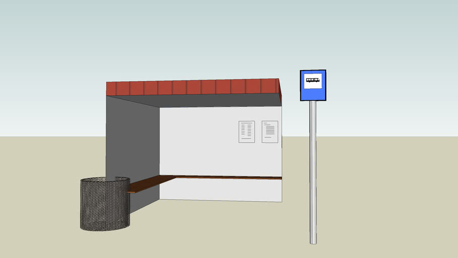 bus stop | 3D Warehouse
