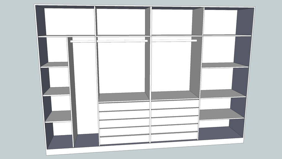 guarda roupa casal | 3D Warehouse