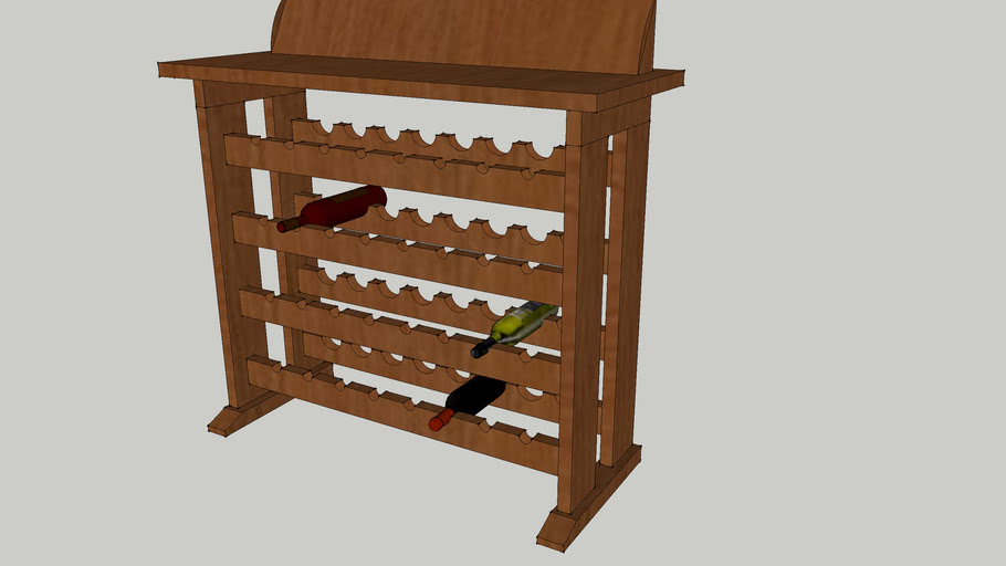 Wine Rack | 3D Warehouse