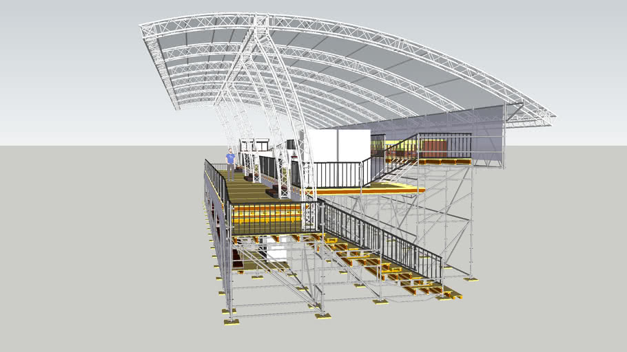 Festival VIP platform | 3D Warehouse