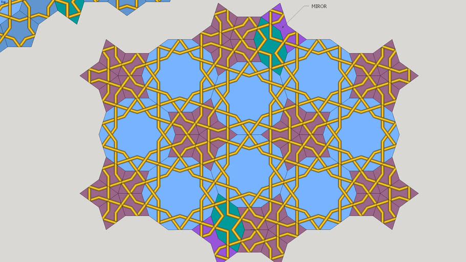 Girih basic set of patterns | 3D Warehouse
