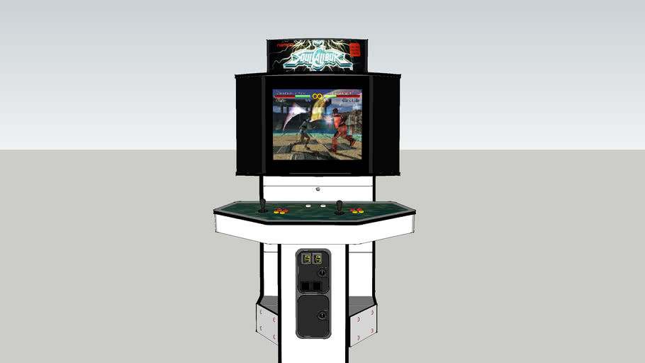 Soul Calibur (Showcase Cabinet) Arcade | 3D Warehouse
