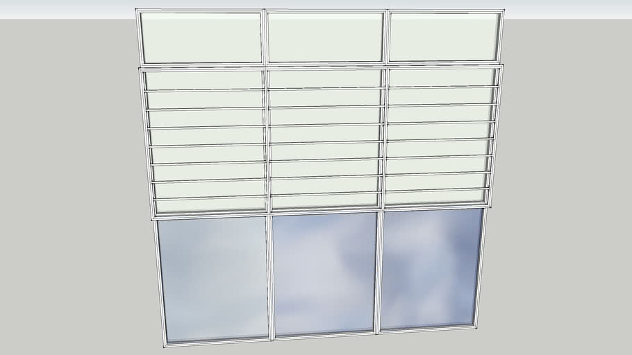 Casement window N Grill | 3D Warehouse