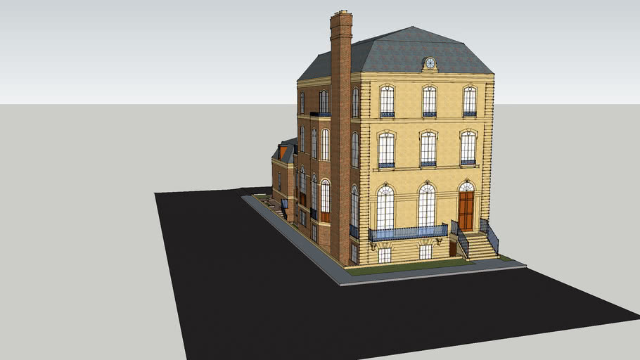 Three Story Townhouse | 3D Warehouse