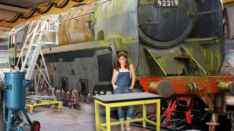 '- Locomotives - by Mylyn '9F 92219'... Heavy... 2nd Stage of 5... My ...