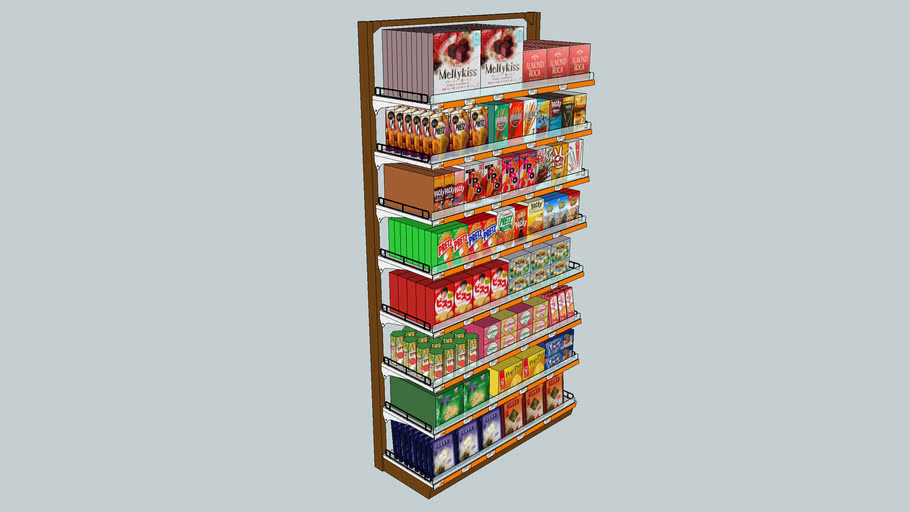 cans shelf | 3D Warehouse