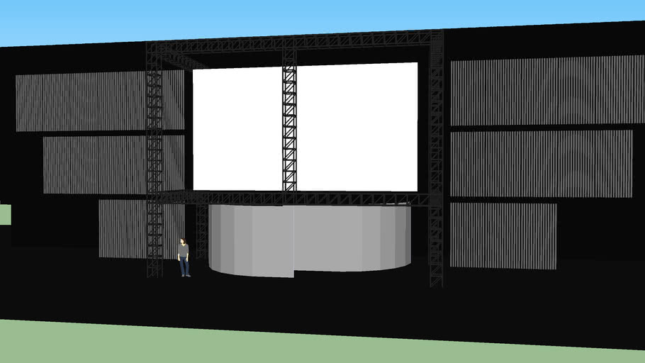 wwe concept stage | 3D Warehouse