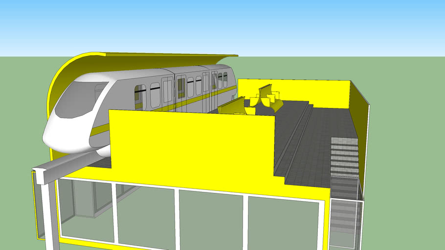 Monorail Station | 3D Warehouse
